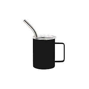 Siesta Drinkware - Mini Shot 3oz Mug Tumbler - Double wall Vacuum Insulated - Nonslip bottom - Stainless Steel Tumbler - Customizable (Black)