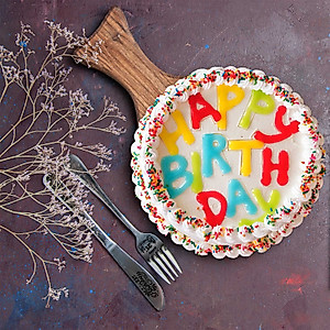 Happy 21st Birthday Dinner Fork&Kinfe Gifts Engraved Fork&Kinfe Personalized Birthday Gifts Idea for Her Him Girlfriend Boyfriend Son Daughter Sister Brother Friends