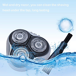 SW-S7105 Replacement Shaver Head Blades Compatible with All Sweet-LF Waterproof Electric Razors SW-S7105 SWSBK7105 Wet & Dry Shavers with Clean Brush