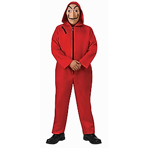 Rubies Unisex_Adult Money Heist Costume and Mask, Small/Medium