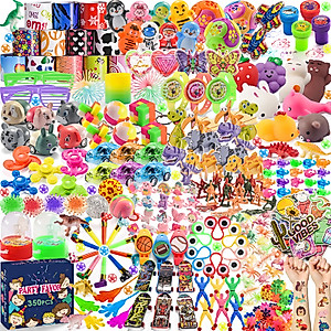 Yutin 350PCS Prize Box Toys for Kids Classroom, Party Favor Bulk for Kids 4-8 8-12, Goodie Bag Stuffers, Pinata Filler, Treasure Chest Box for Kids Prizes, Birthday Gift Bags for Boys Girls 3-5