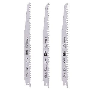 Bates- Wood Pruning Reciprocating Saw Blades, 9 Inch, 3 Pack, Sawzall Blades, Reciprocating Saw Blades, Sawzall Pruning Blades, Pruning Blade for Reciprocating Saw, Wood Saw Blades