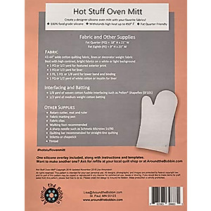 Around The Bobbin Hot Stuff Oven Mitt Pattern