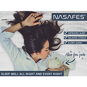 Earthing Half Sheet, Grounding Sheets for Earthing, Earthing Mat, Grounding Kit | Including Grounding Cord + 2 Suspenders | Earthing Sheet, Grounding Mat Earthing