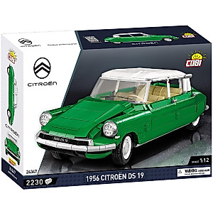 BRICKCOMPLETE Cobi Set of 3: 24350 Citroen DS 19 1956 - Executive Edition, 24348 1968 Citroen Ds. 21 Pallas & 24347 1956 Citroen Ds. 19
