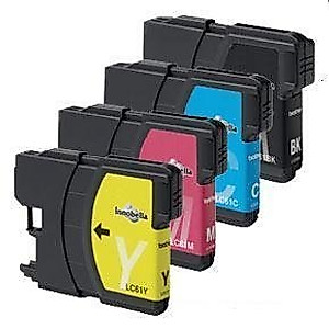 4 PKS Ink for BROTHER LC61 MFC 290C 295CW 490CW 790CW LC61