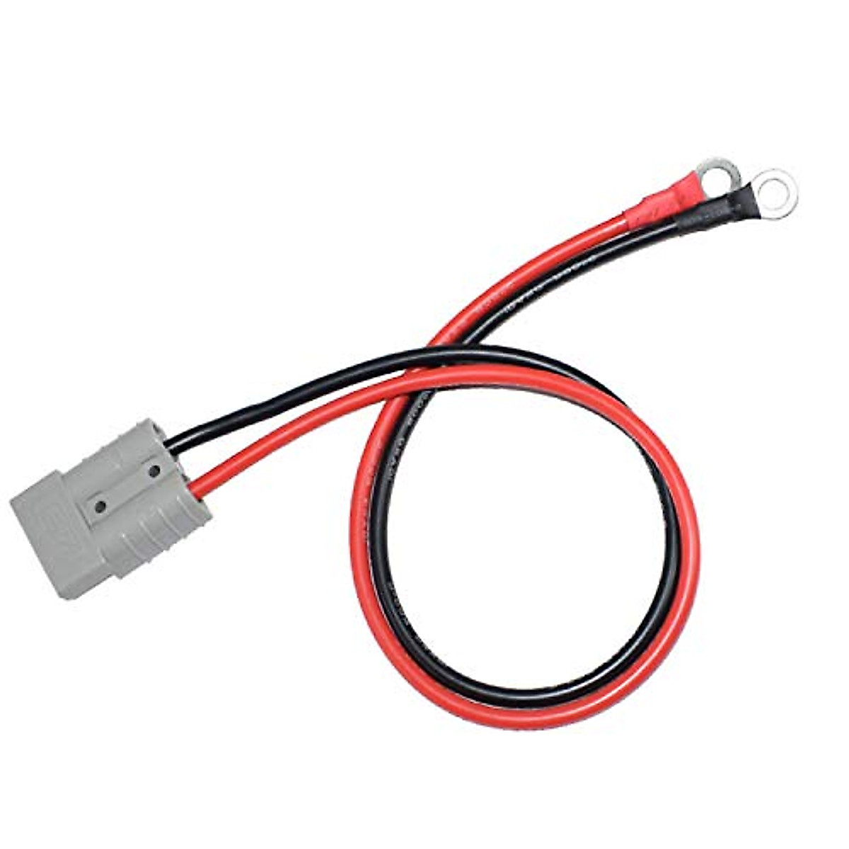 LIXINTIAN 10AWG Battery Adapter Cable，with O-Type Terminal and 45A Connector-1 m/3.28ft