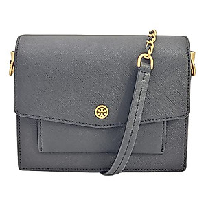 Tory Burch 145218 Robinson Black Saffiano Leather With Gold Hardware Women's Crossbody/Shoulder Bag