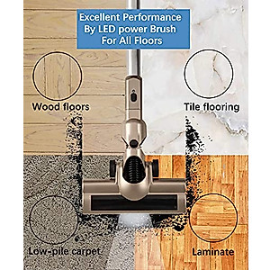 Luby EV-679W Vacuum Cleaner, 44 x 9.6 x 10 inches, Champaign Gold