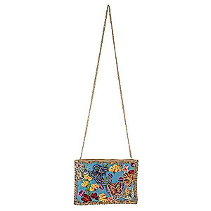Mary Frances Field of Dreams Crossbody Clutch Handbag, Multi