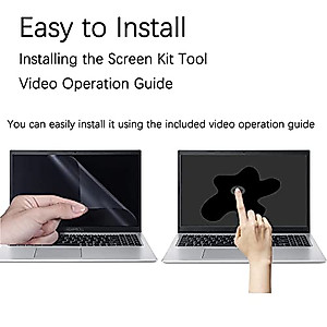 2 Pack Anti Glare Screen Protector & Keyboard Cover for 14" Dell Inspiron 7420 7425 2-in-1 And Dell Inspiron 14 5420 5425 2-in-1 Touch Screen Laptop,Eye Protection & Anti Fingerprint Screen Filter