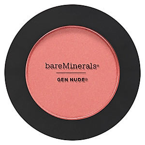 bareMinerals Gen Nude Powder Blush, Mineral-Based Pressed Powder Blush, All Day Wear, Buildable Coverage, Matte Soft Focus Finish, Talc-Free, Vegan