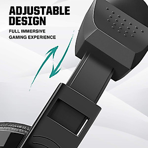 SENICC Gaming Headsets 2 Pack 3.5mm for Xbox One, PS4, Nintendo Switch, Tablet, Mac, Laptop, PC Computer Headset with Bass Surround Sound & Noise Canceling Mic Over-Ear Headphones