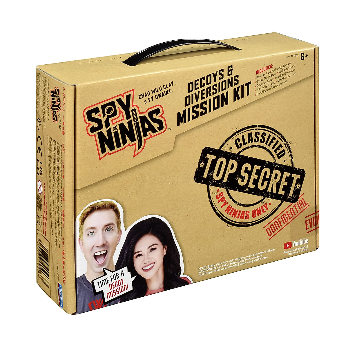 Spy Ninjas 11 Piece Decoys & Diversions Mission Kit by Chad Wild Clay and Vy Qwaint, Multi
