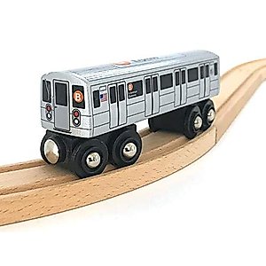 Munipals MP01-110B Wooden Subway B Train NYC MTA Sixth Avenue Express Bronx to Brighton Beach R68 Car