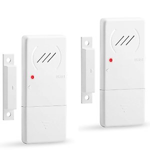 WSDCAM Refrigerator Door Alarm When Opened 60 Seconds Time Delay, 90dB Loud, Ultra-Slim Fridge Alarm Door Open Alarm, Freezer Door Alarm with Delay - 2 Pack