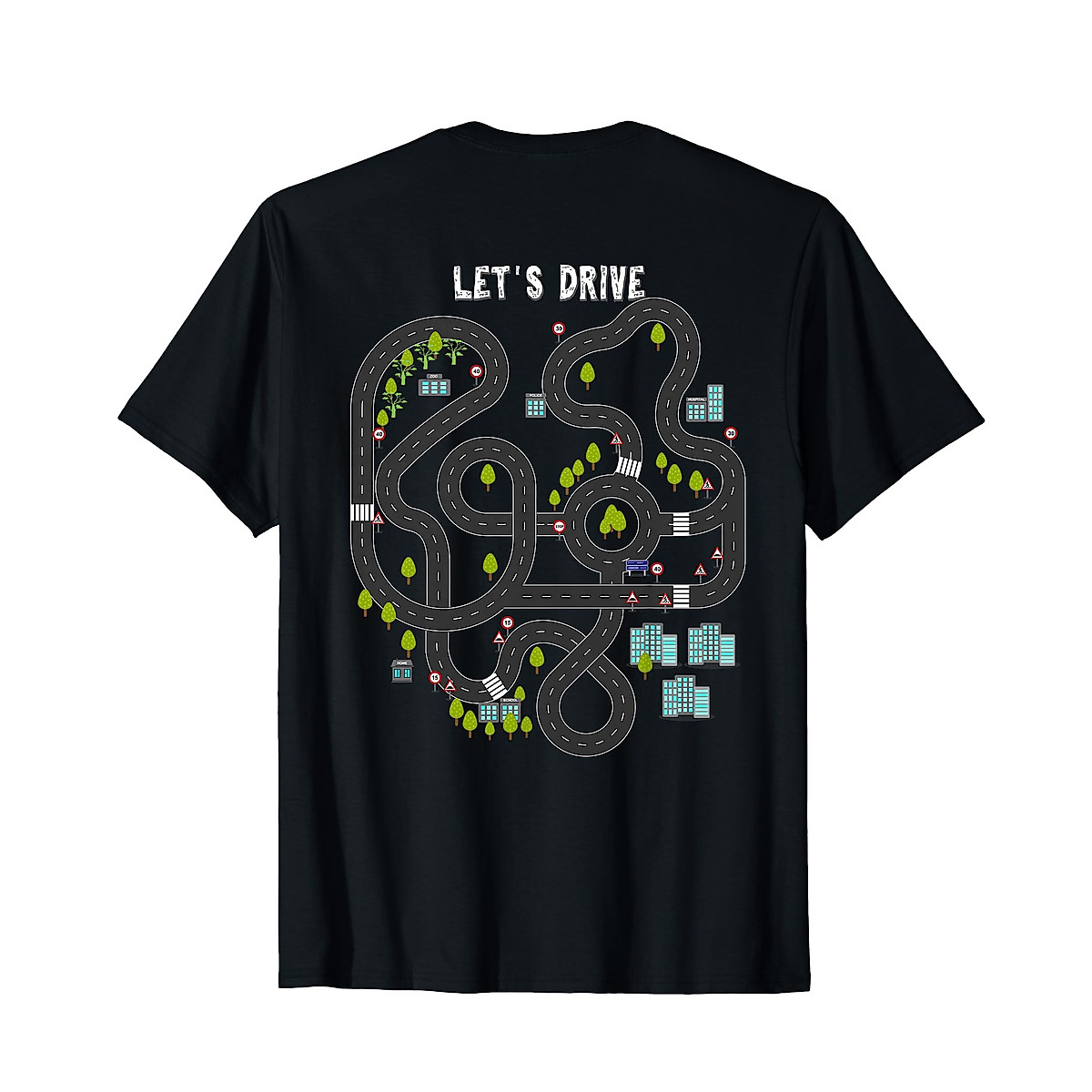 Play Cars on Daddys Back Gift for Dad Massage T-Shirt