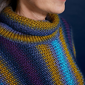 Lion Brand Yarn Landscapes Yarn, Multicolor Yarn for Knitting, Crocheting Yarn, 1-Pack, Volcano