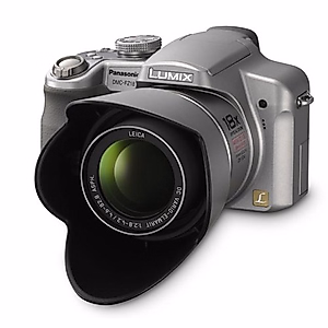 Panasonic Lumix DMC-FZ18S 8.1MP Digital Camera with 18x Wide Angle MEGA Optical Image Stabilized Zoom (Silver)