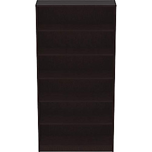 Lorell Essential Bookcase, 36" x 12" x 72", Espresso