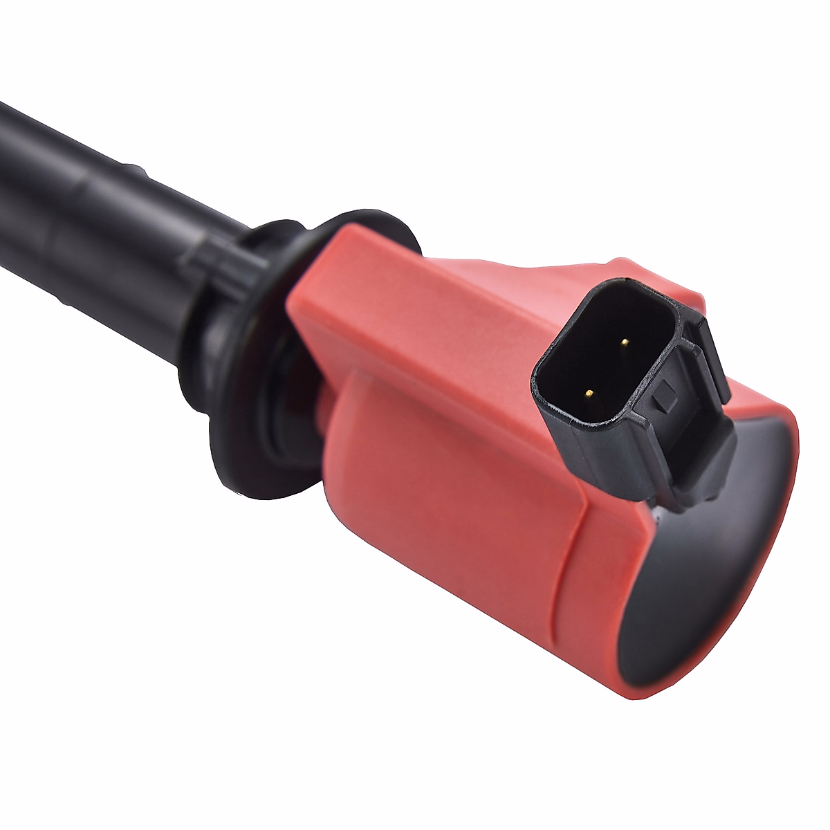 ENA Set of 6 Red Ignition Coil Pack 2001-2008 Compatible with Ford Mercury Mazda Tribute Mariner Escape Five Hundred Freestyle Montego Taurus Sable V6 3.0L Replacement for DG500 DG513 FD502