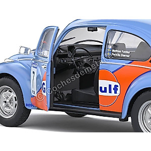 solido S1800517 1:18 2019 Volkswagen Beetle 1303 Rallye Colds Balls Collectible Miniature car, Multi