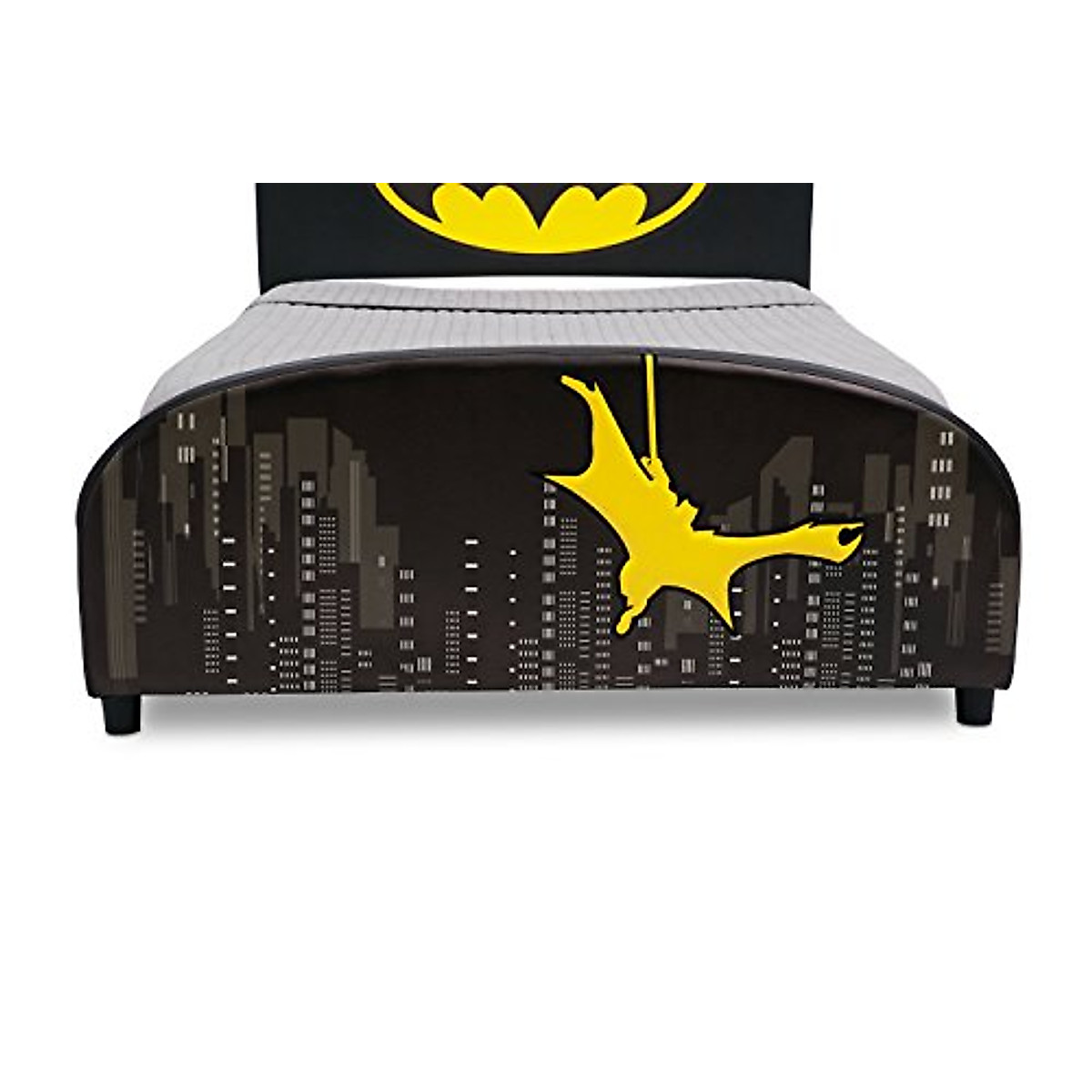 Delta Children Upholstered Twin Bed, DC Comics Batman