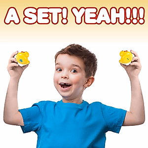 Gamie Plastic Duck Matching Game, Includes 20 Ducks with Numbers & Shapes, Memory Game for Kids, Fun Educational Learning Toys for Preschoolers, Develops Memory, Concentration, & Number Recognition