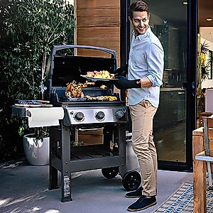 DELITON Magnetic Paper Towel Holder - Magnetic Paper Towel Holder for Refrigerator Strong Magnet Paper Towel Bar for Kitchen RV BBQ Stainless Steel (Grey)