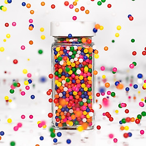 Tafts SQUARE Glass Spice Jars & Bottles l 33% Thicker - 12 Pcs Glass Spice - 3 oz or 4oz Empty Glass Spice Seasoning Containers l Shaker Lids and Airtight Caps l Aluminum Finish (Square, White)