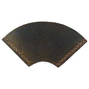 Hide & Drink, Leather Corner Bookmark (2 Pack), Bookworm Gifts, Book Lovers, Vintage Accessories, Handmade Includes 101 Year Warranty :: Bourbon Brown