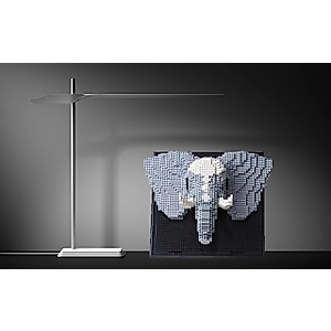 BDYDT Wall Art Elephant Building Blocks Set; A Wall Decor Set for Adults Who Love Creative Hobbies(1625 Pieces) Toys Gifts for Kid and Adult