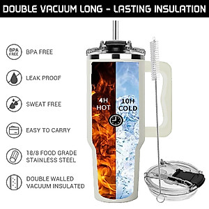 FROOBLEQUIRK 40oz Stainless Steel Tumbler - Insulated Water Bottle, Miss to Mrs Cup, Bridal Shower & Engagement Gift, Wedding & Bachelorette Party Present