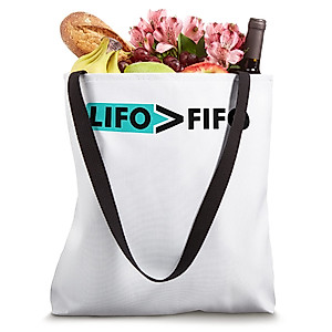 LIFO > FIFO Accountant Controller CPA Bookkeeper Funny Cute Tote Bag