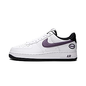 Nike Mens Air Force 1 Low DH7440 100 Hoops White Canyon Purple - Size 10
