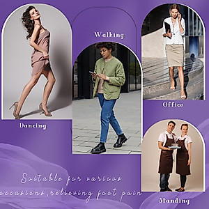 Metatarsal Pads Women, Forefoot Gel Pads Shoe Inserts, Foot Cushion Pads Reusable All Day Pain Relief, Ball of Foot Cushions, Anti Sliding Shoe Pads, Reduce Blisters, High Heel Inserts (3-Pairs)