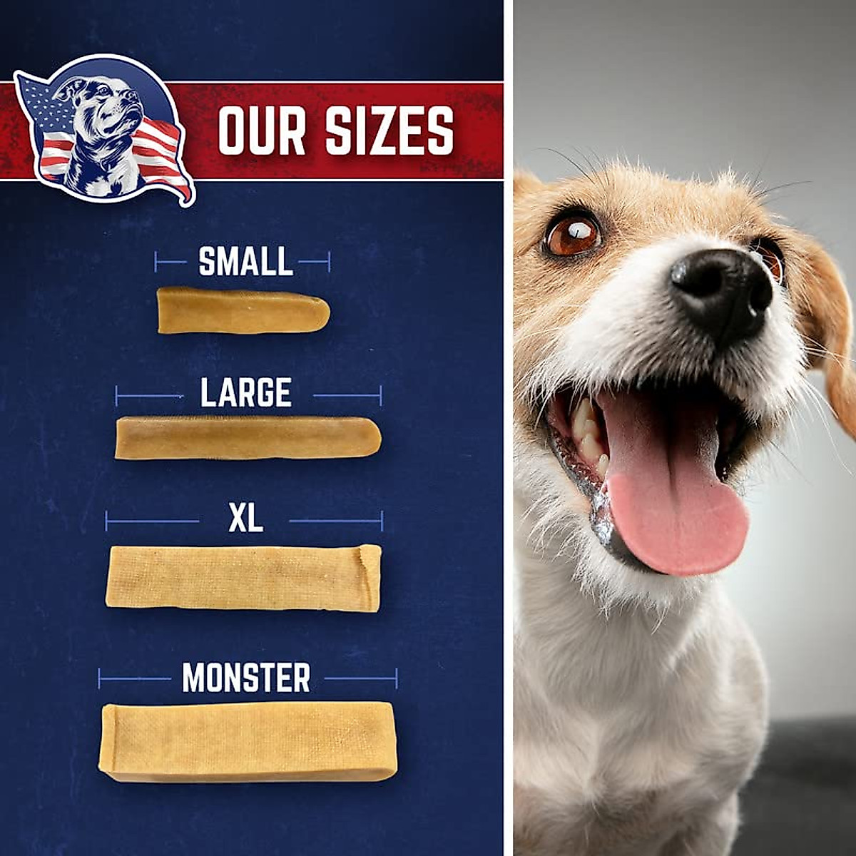 Devil Dog Pet Co Yak Cheese Himalayan Dog Chew - Premium Yak Chew - Heavy Duty All Natural Dog Treat for Teething Puppy and Aggressive Chewers - USA Veteran Owned Business (Large - 1 Pack)