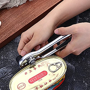 LICAIDAO Stainless Steel Classic Multifunction Can Opener/Bottle Opener