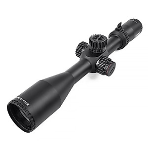 ZT4.5-18X44FFP 30mm Scope First Focal Plane Riflescope with Red/Green Illuminated Reticle Multi-Coated lenses, QTA (Quick Target Acquisition) Turrets with Lens Covers/Scope Rings