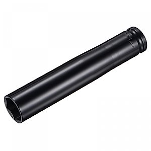 uxcell 1/2" Drive by 21mm Deep Impact Socket, Heat-Treated CR-V Steel 6" Length, 6-Point Metric Sizes