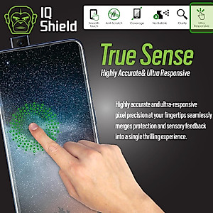 IQShield Screen Protector Compatible with OnePlus 7 Pro (2-Pack)(Case Friendly) LiquidSkin Anti-Bubble Clear TPU Film