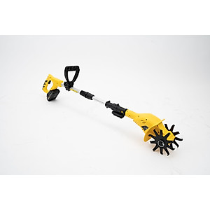 CHUNILLE Mini Tiller Cultivator Battery Powered Rototiller Cordless Garden Farm Tool 20V (Style 1)