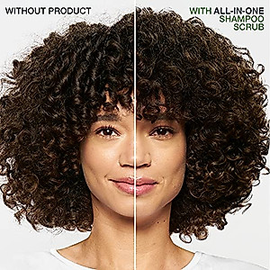 Biolage All-In-One Multi-Benefit Shampoo Scrub | Cleanses, Detoxifies & Gently Exfoliates Scalp | For All Hair Types | Vegan | 8.45 Fl. Oz.
