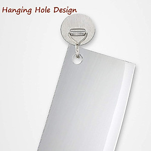 Kitory Cleaver Knife - German Steel Chopper Slicer - Super Sharp Full Tang Chinese Chef's Knife, Kitchen 2023 Gifts For Women and Men