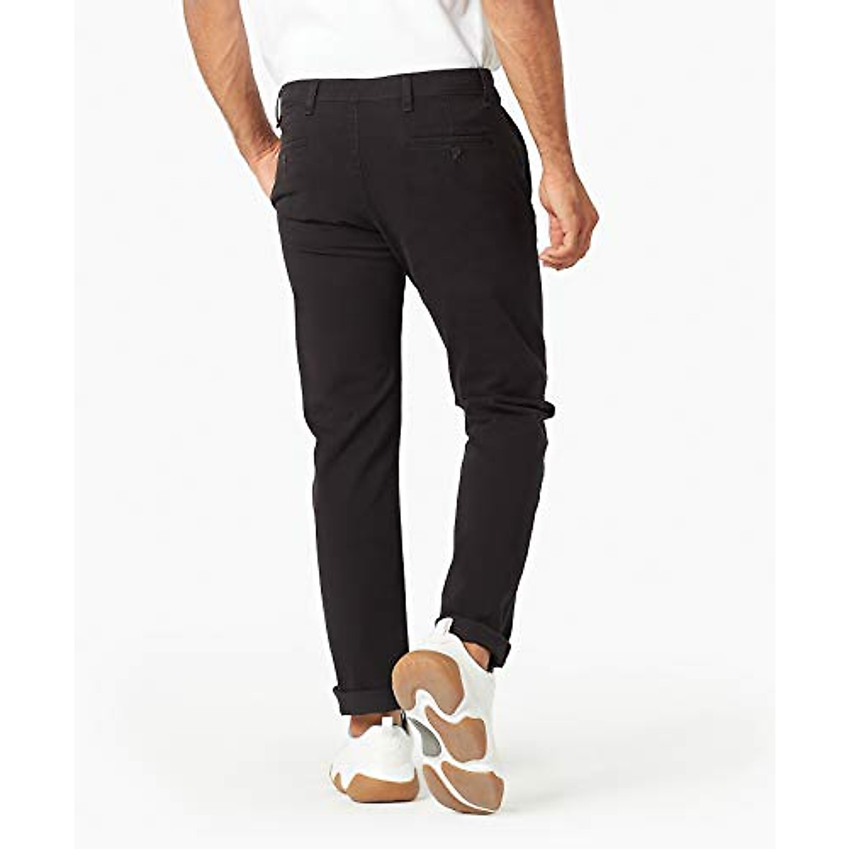 Dockers Men's Slim Fit Ultimate Chino with Smart 360 Flex, Black, 32W x 29L
