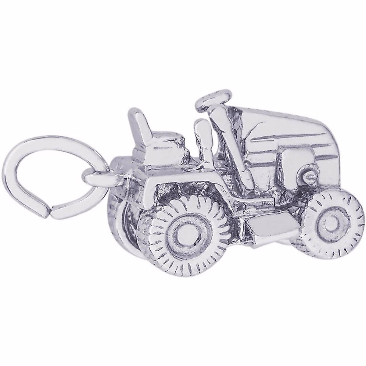 Rembrandt Charms Sterling Silver Riding Lawn Mower Charm