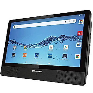 Sylvania 10.1" Quad Core Tablet/Portable DVD Player Combo, 1GB/16GB, Android, SLTDVD1024