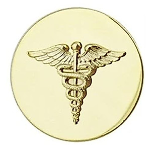 Medical Corps United States Army Enlisted Branch of Insignia 1" Lapel Pin
