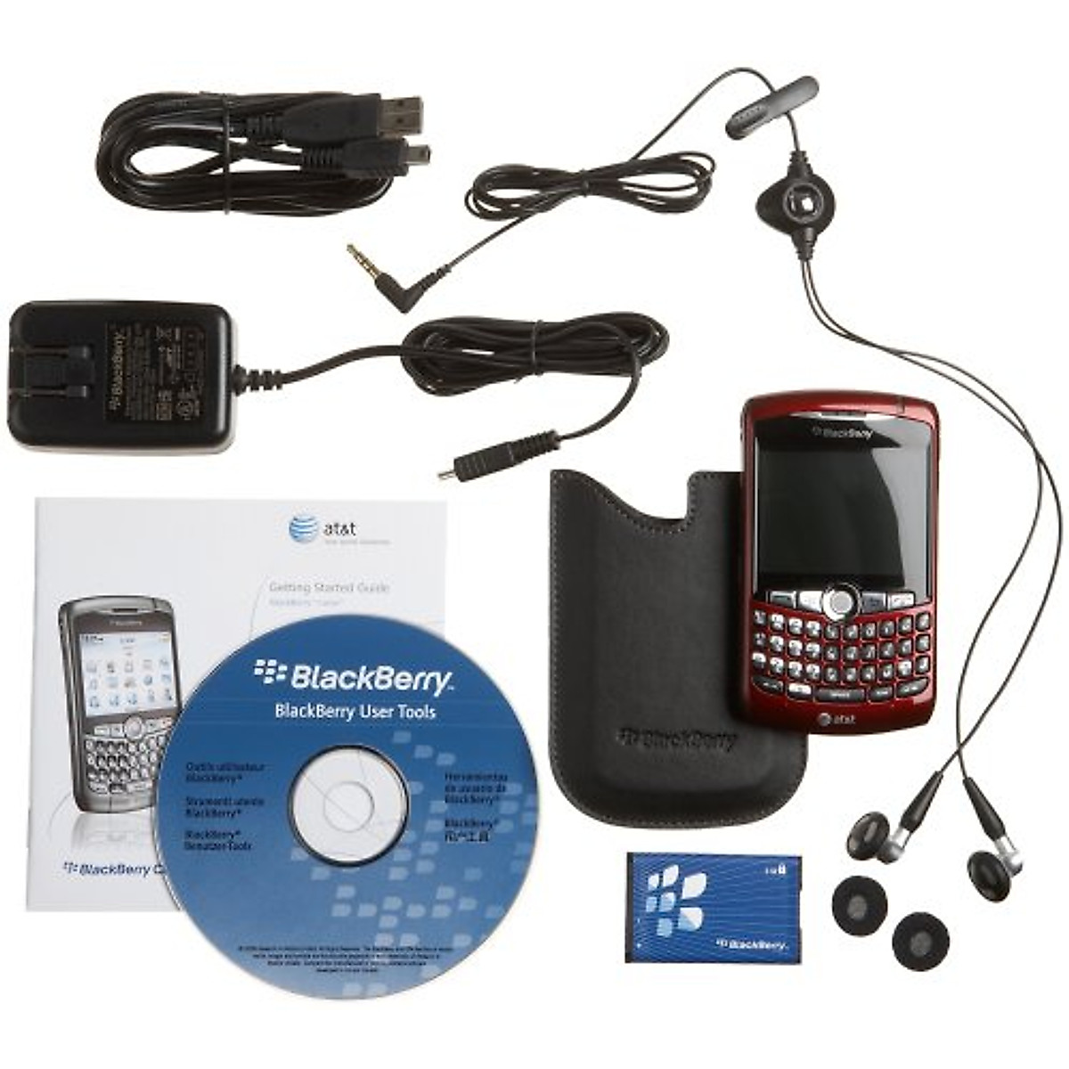 BlackBerry Curve 8310 Phone, Red (AT&T)