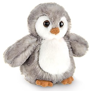 Bearington Slick Small Plush Penguin Stuffed Animal, 6 Inches